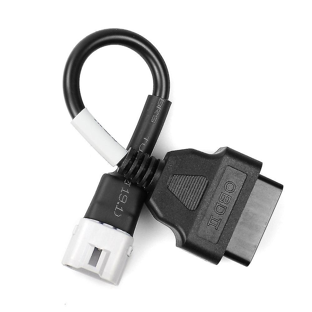 "2pcs Pack" Suzuki Motorcycle 6-pin To 16-pin Adapter Obd2 Engine Fault ...