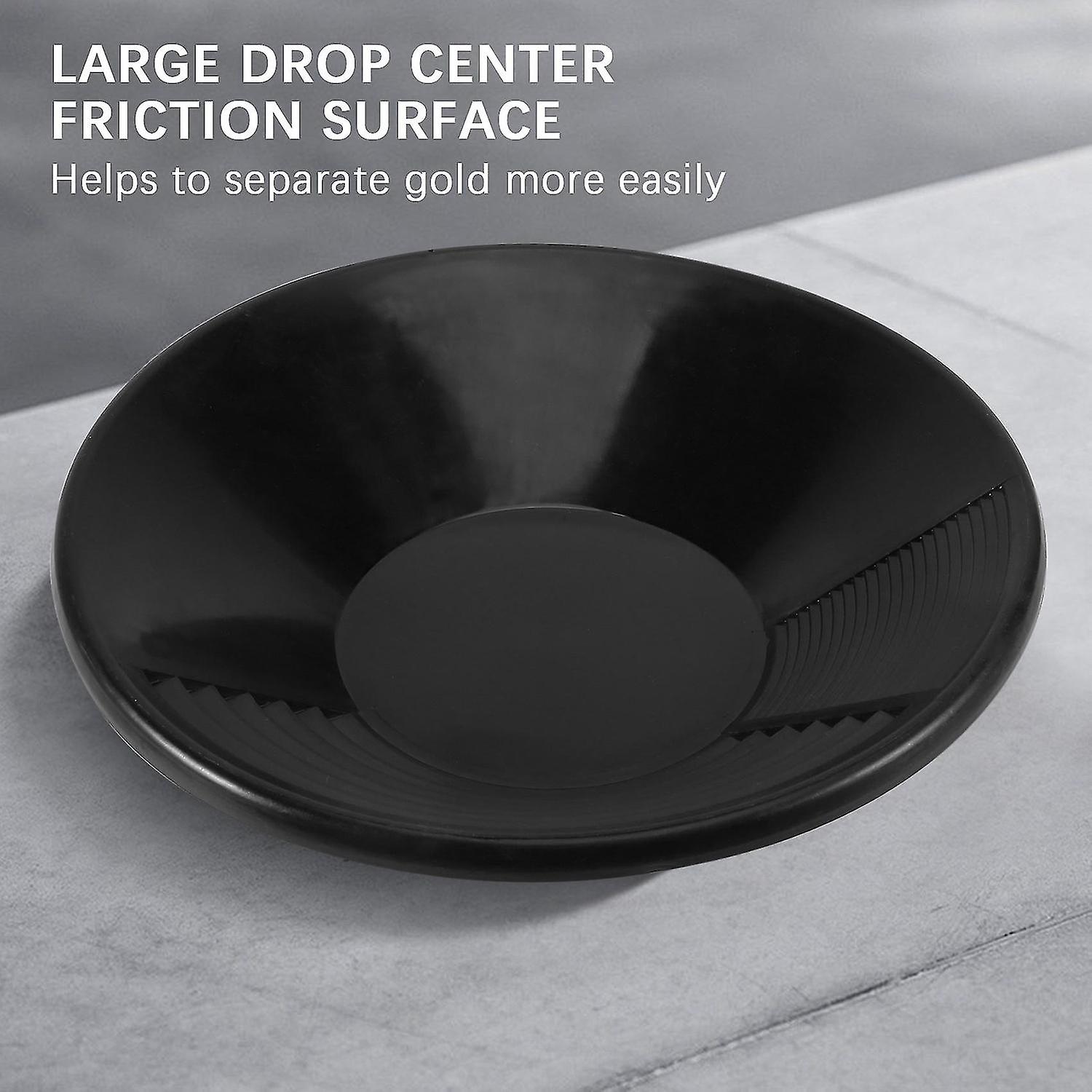 Black Plastic Gold Pan Basin Mining Dredging Prospecting for Sand Gold ...