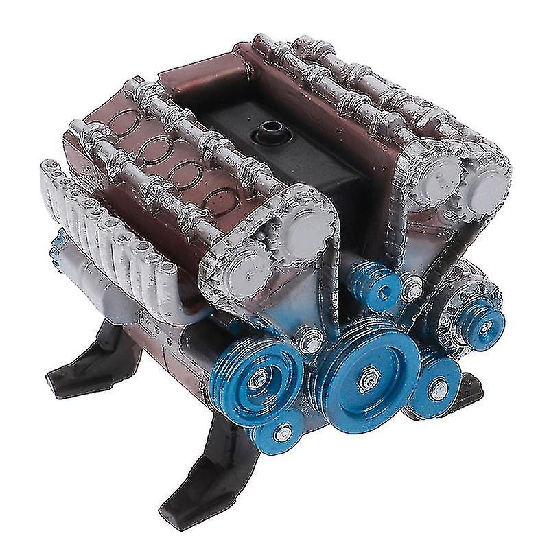 Car V8 Automobile Engine Model Kit Toys 8-cylinder Engine Resin ...