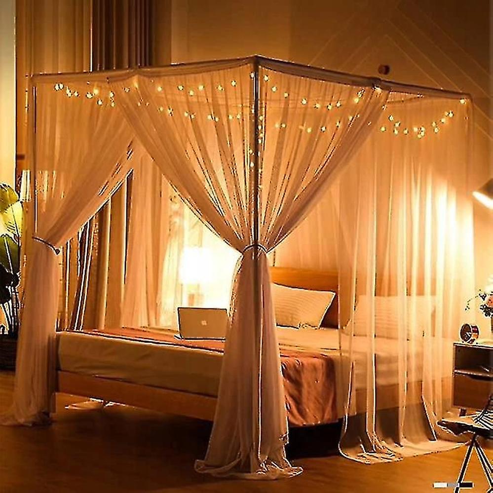 Four Doors Large Mosquito Net Beds For Travel And Home Use | Fruugo UK