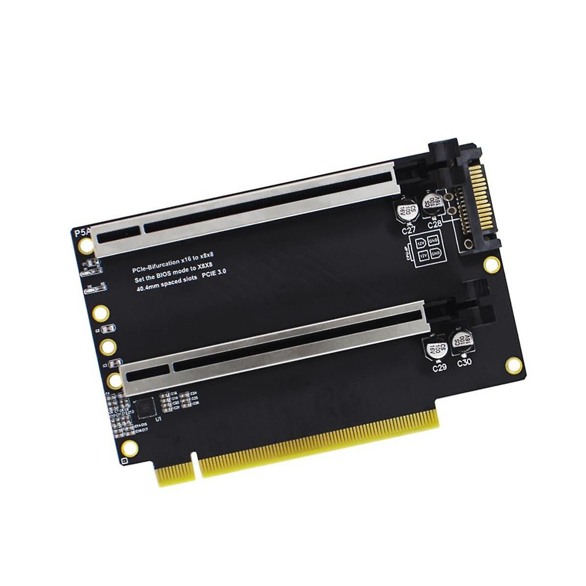 PCIE 3.0 X16 1 bis 2 Erweiterungskarte Gen3 Split-Karte PCIe X16 bis ...