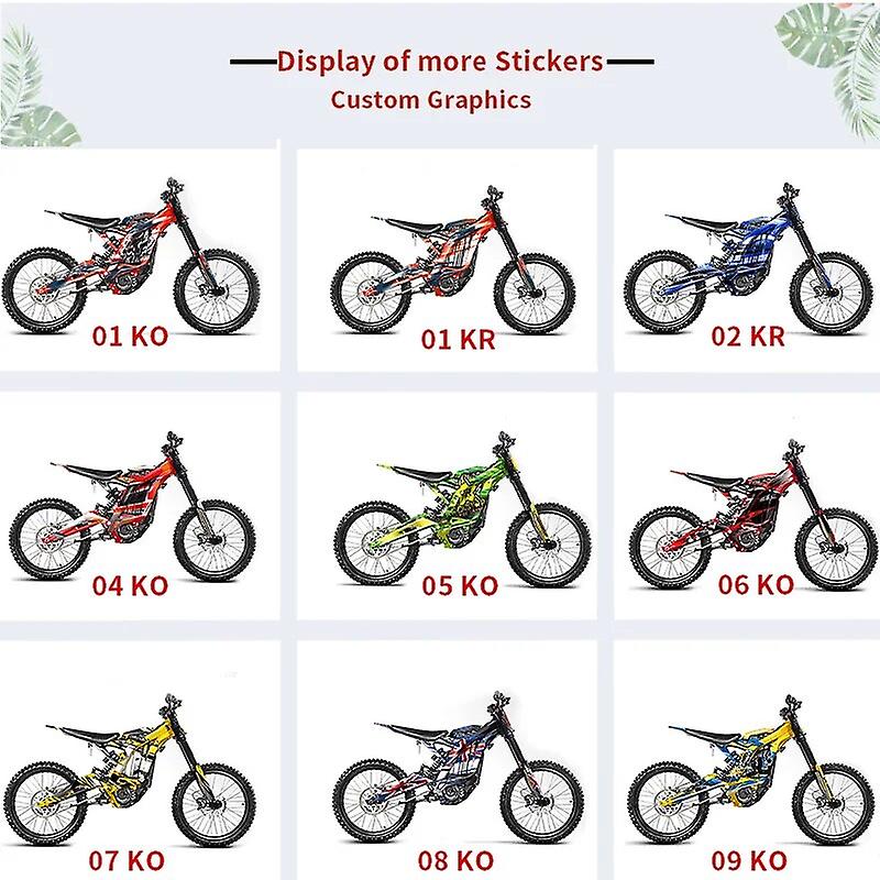 For Surron Custom Stickers Light Bee X Electric Off-road Bike Dirtbike ...