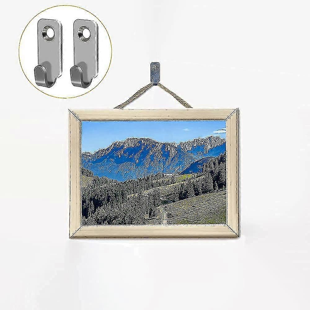 10pcs Heavy Duty Hanger 304 Stainless Steel Wall Mounted Mini J Hook ...
