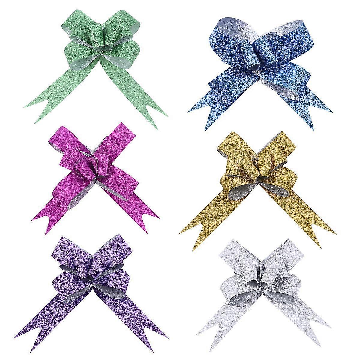 100 Pcs Bows Wreaths String Bows Wedding Gift Wrap Bows Wedding Gift ...