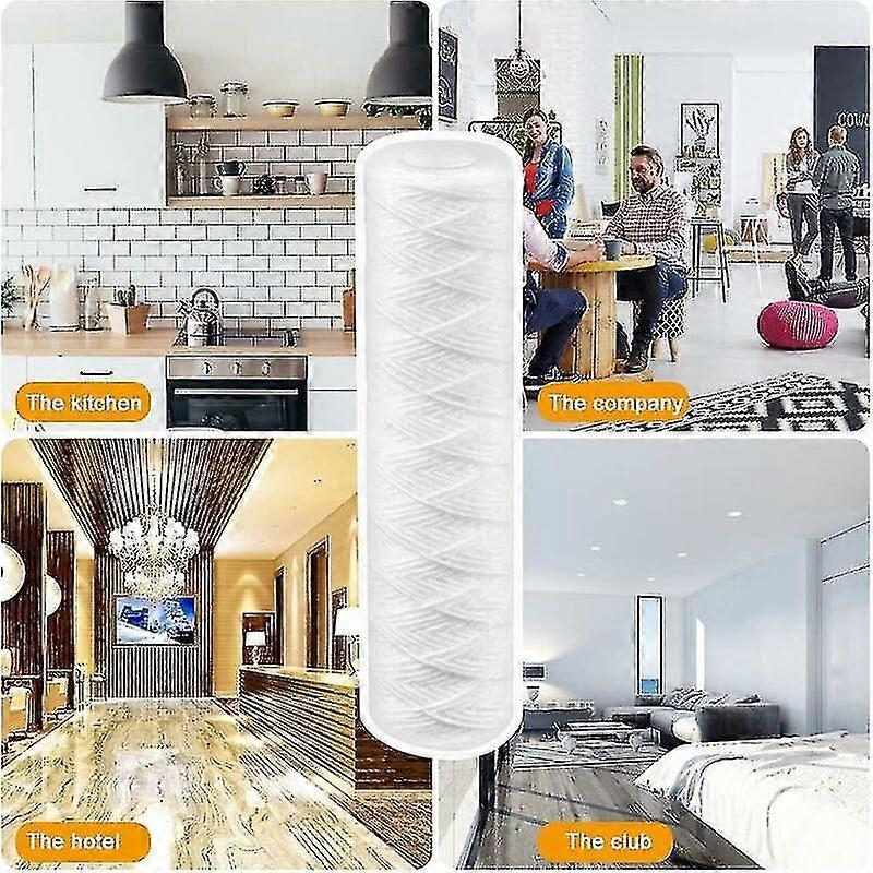 Set of 3 Coiled Filter Cartridges for Water Filter - Filtration of ...