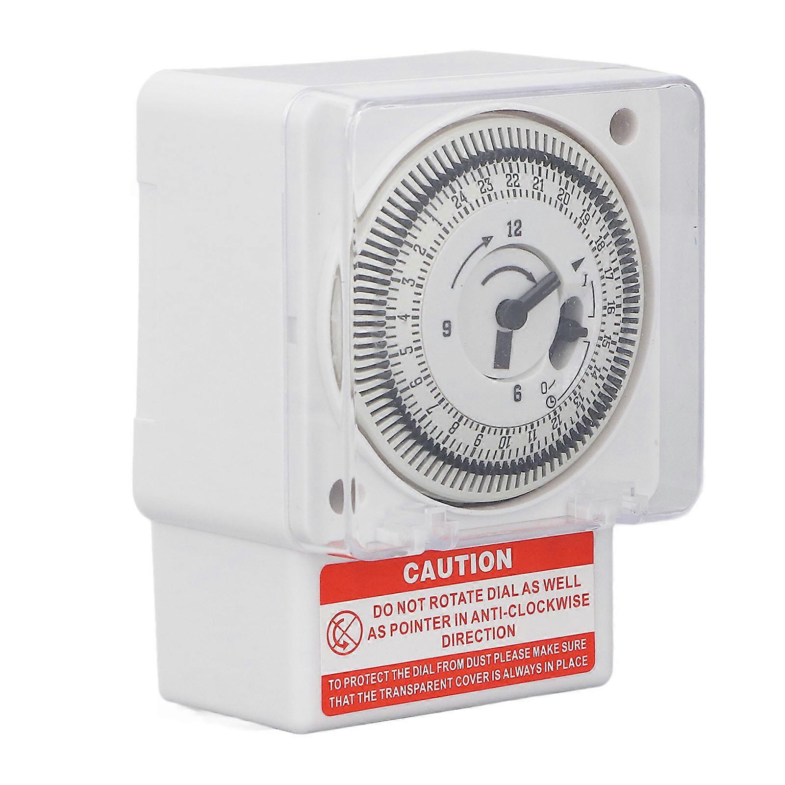 Mechanical Time Switch 24 Hour Cycle 15 Minute Interval Clock Type ...