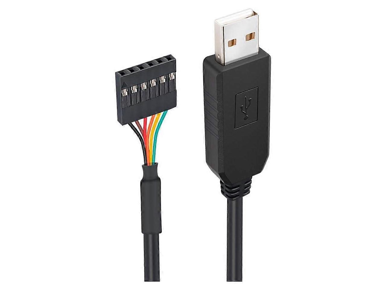 USB to TTL Serial 5V Adapter Cable with FTDI FT232RL Chip 6 Pin 0.1 ...