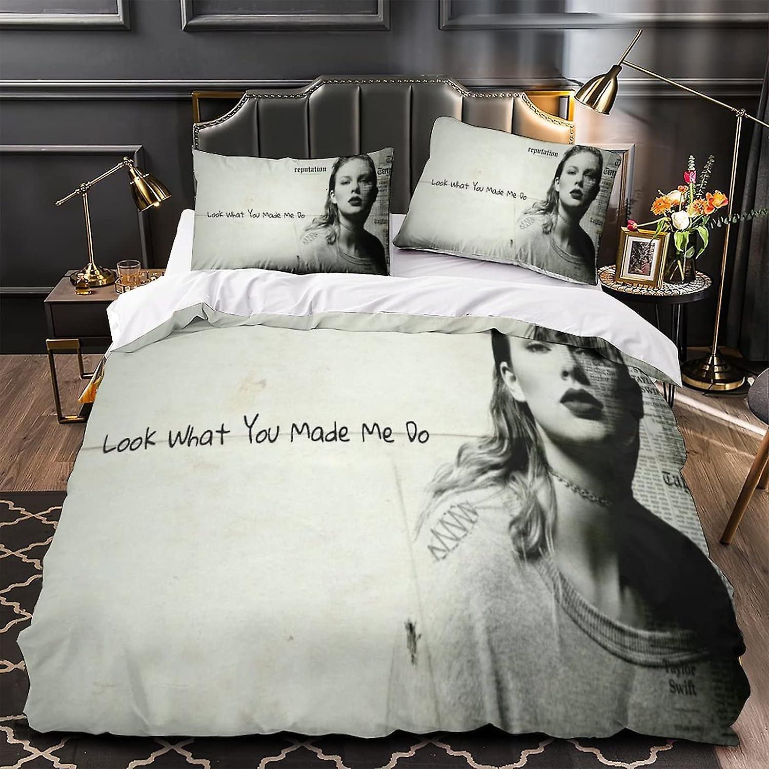 Taylor Comforter Set 3D American Singer Bedding Set Duvet Cover Set and ...
