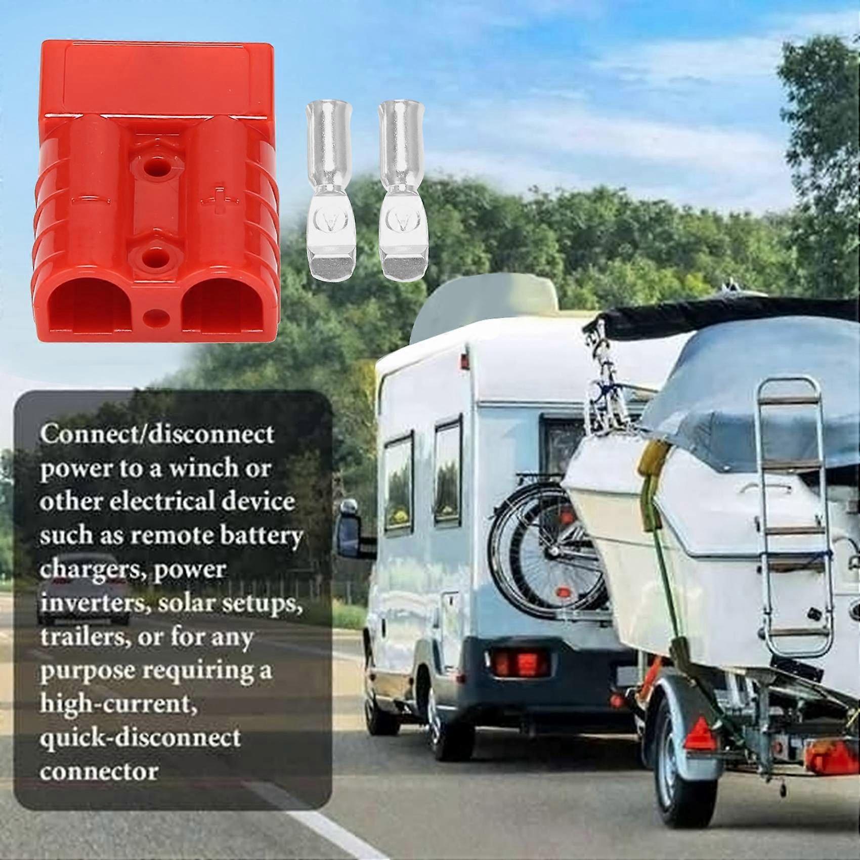 For Anderson Style Plug Connectors 50A 600V 6-12AWG AC/DC for 6AWG ...