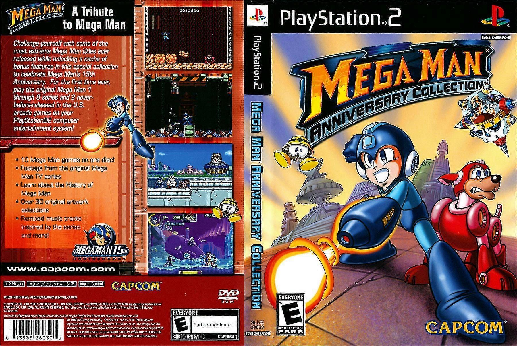 Mega Man Anniversary Collection PS2 Game (NTSC REGION LOCKED) | Fruugo UK