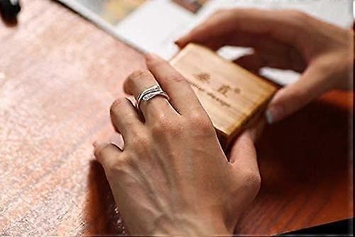 Adjustable Open Love Hugging Hand Rings Resizable Personalized Couple ...