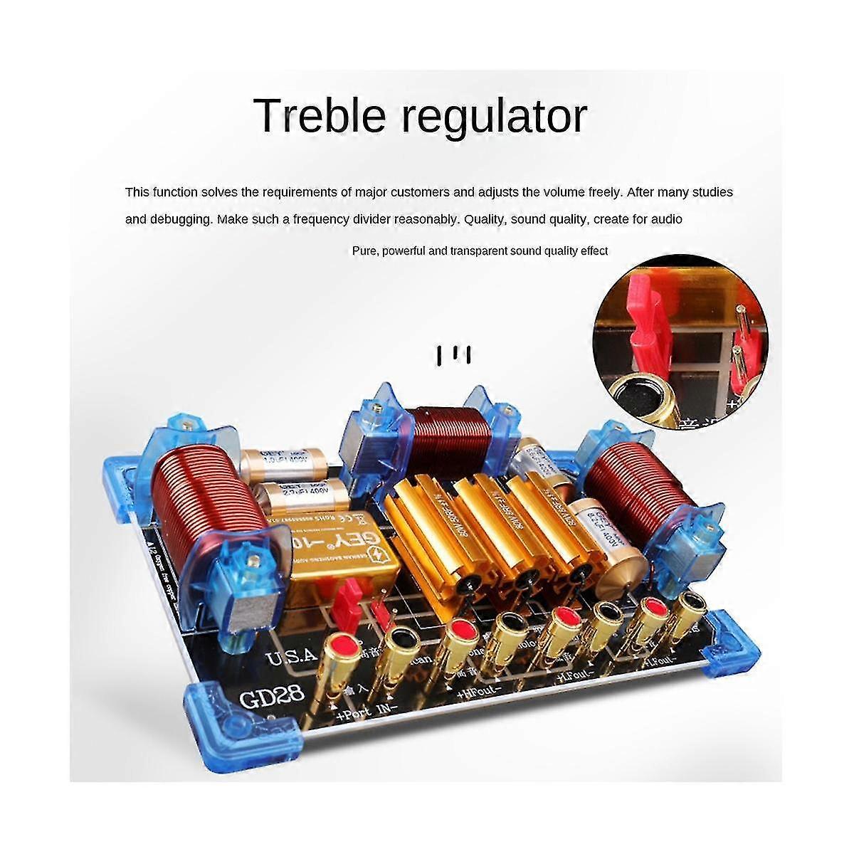 2200w Audio Frequency Divider Two Way Speaker Crossover 15 18 Inch ...