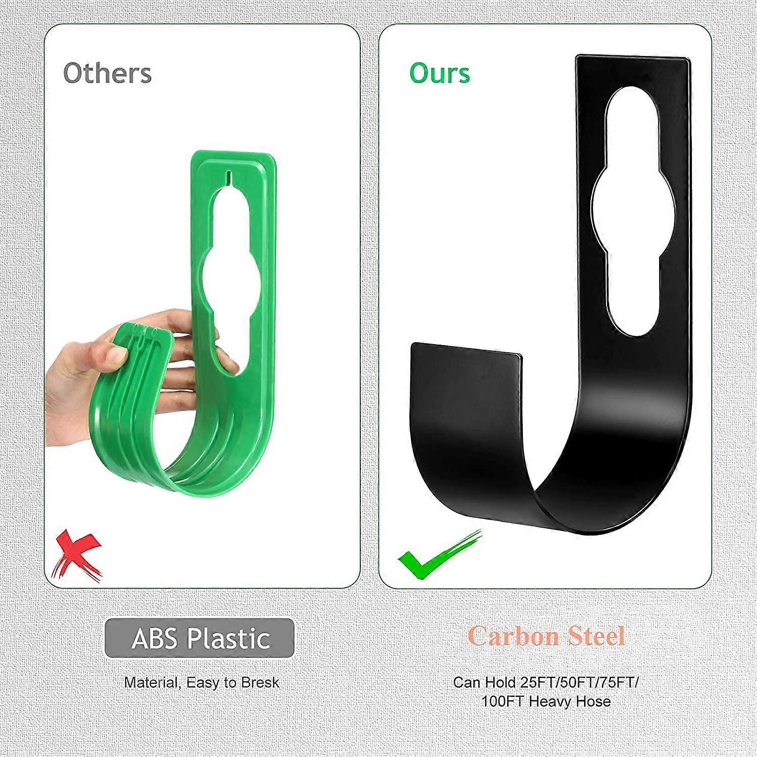 Hose Pipe Holder,8.5 Inch Hose Reel Steel Gardening Hose Pipe Holder ...