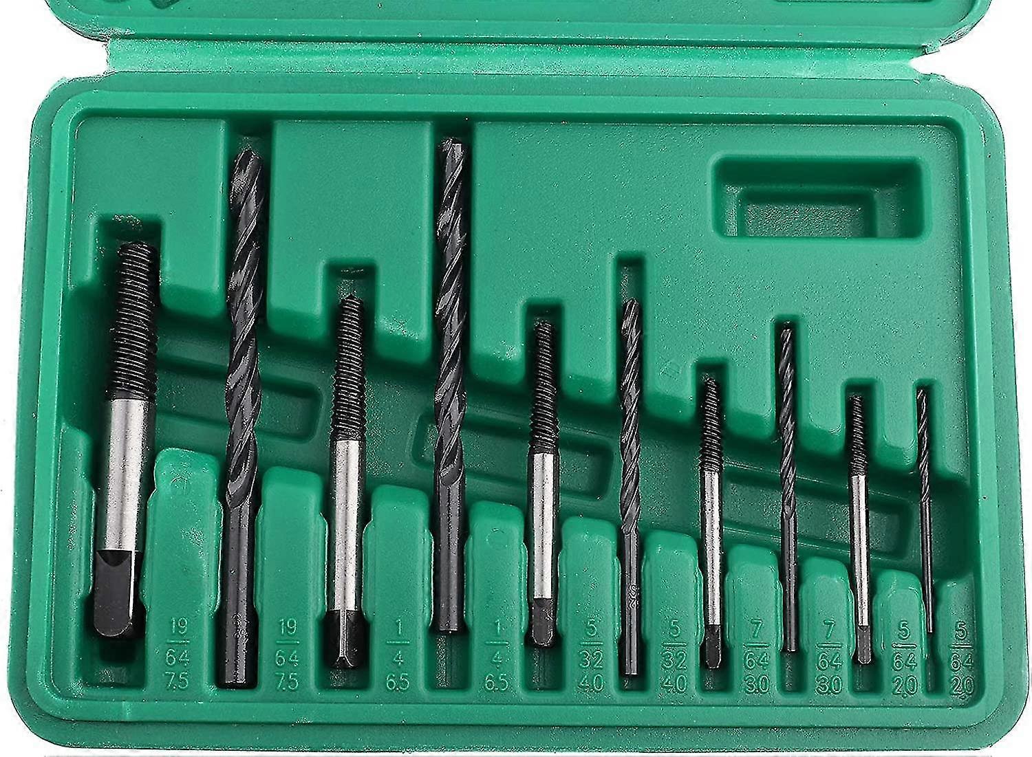 Broken Screw Extractor - 11 Pieces Broken Screw Drill Bits And ...