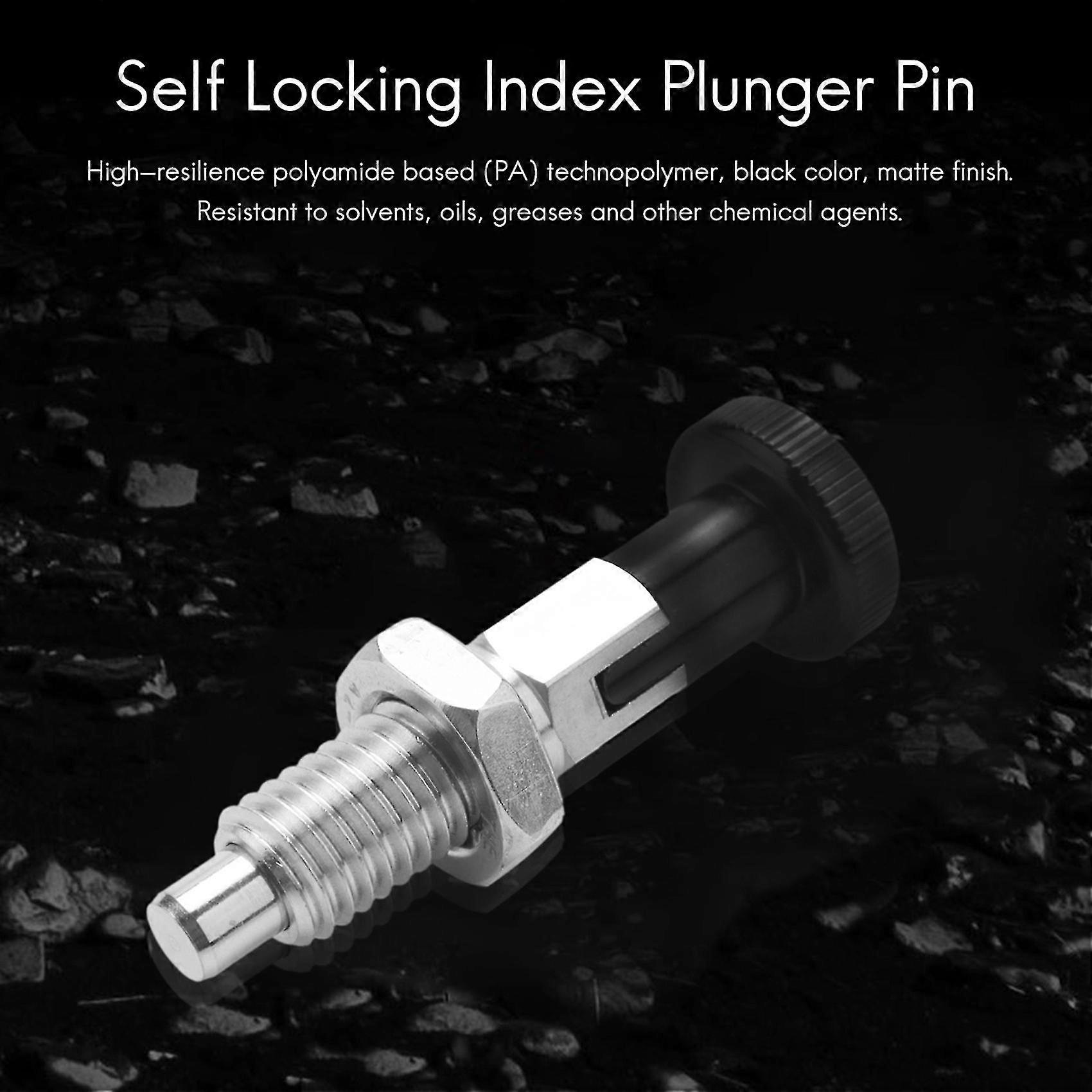 M10 Stainless Steel Self Locking Index Plunger Pin With Self Locking ...