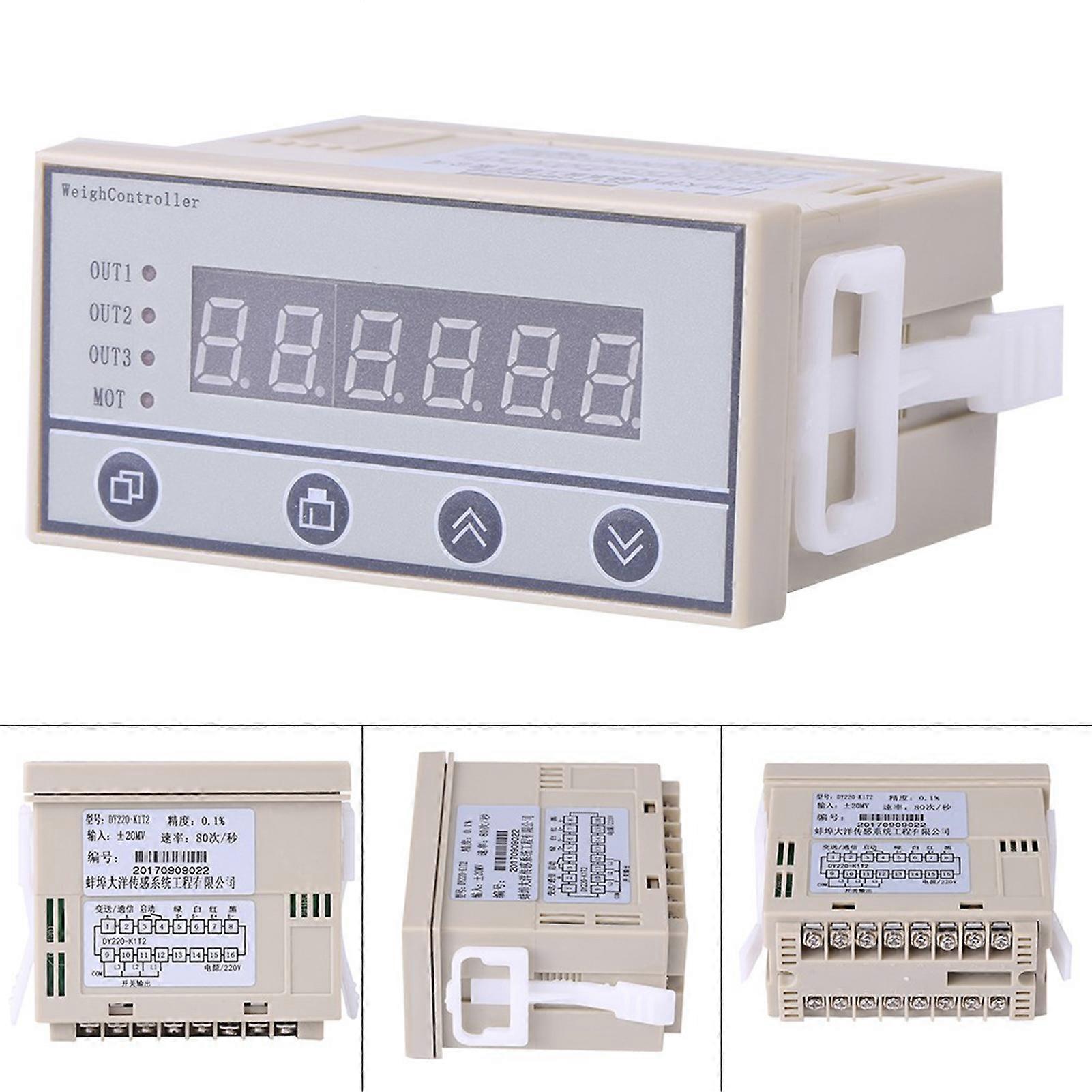 220V High Precision Weighing Controller Weight Indicator 6?Digit LED ...