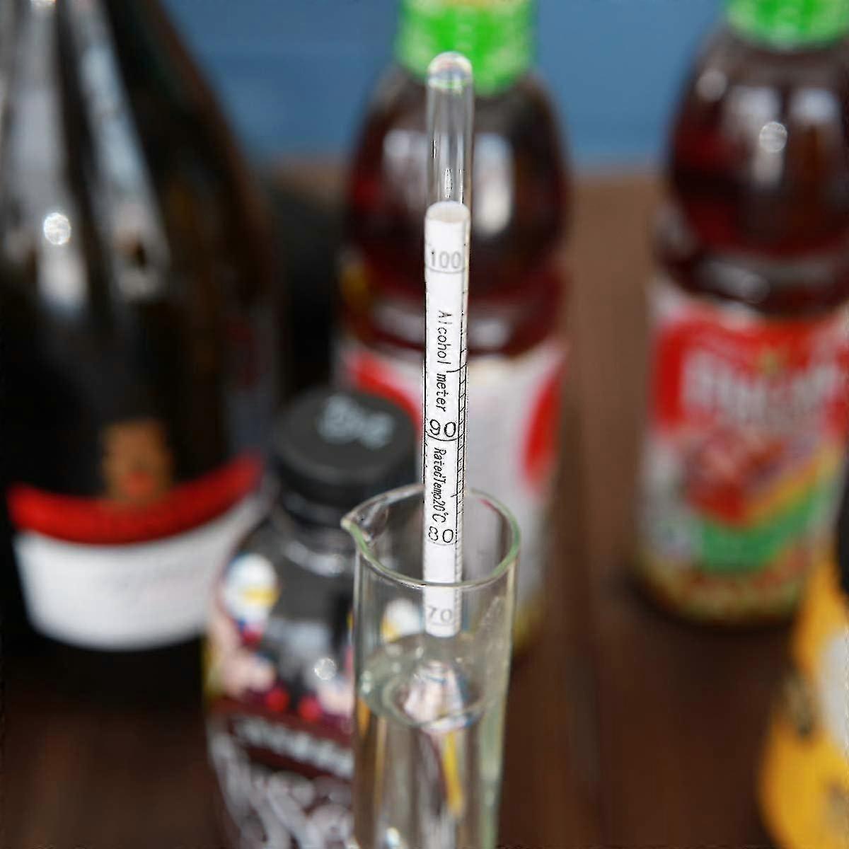 Professional Alcohol Meter Set Of 3 Hydrometers With Graduation From 0 ...