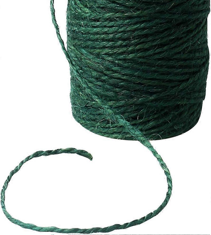 2 Rolls Green Hemp Garden Twine - Natural Jute String for Gardening and ...
