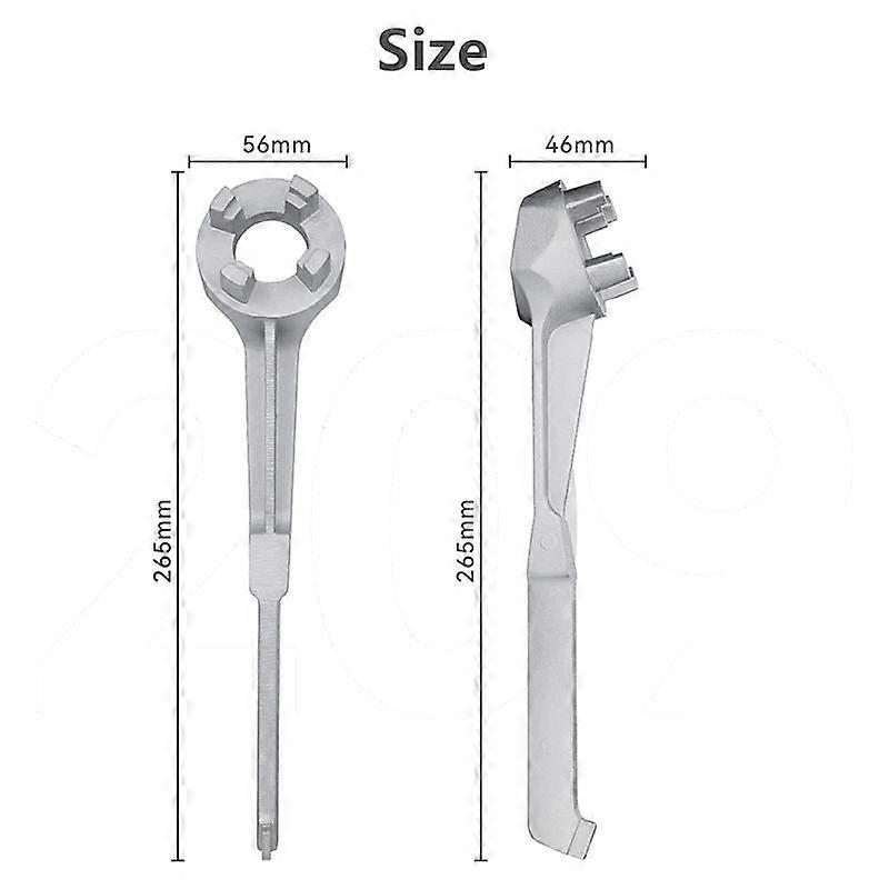 Bung Wrench, Drum Wrench Aluminum Barrel Opener Tool for 10 15 20 30 50 ...