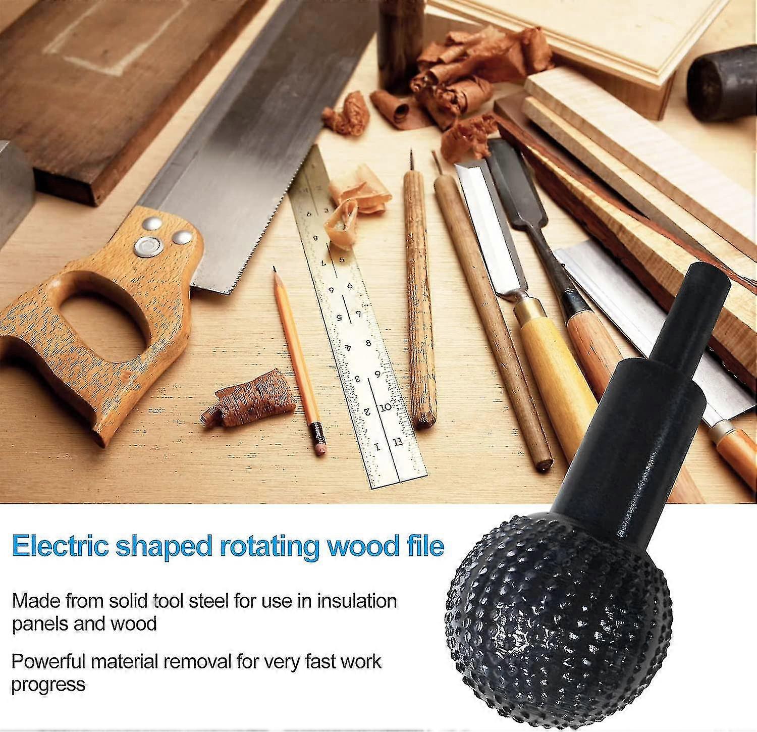 Rotary Spherical Cutter 40 mm, Spherical Rasp for Drills, Carving Tool ...