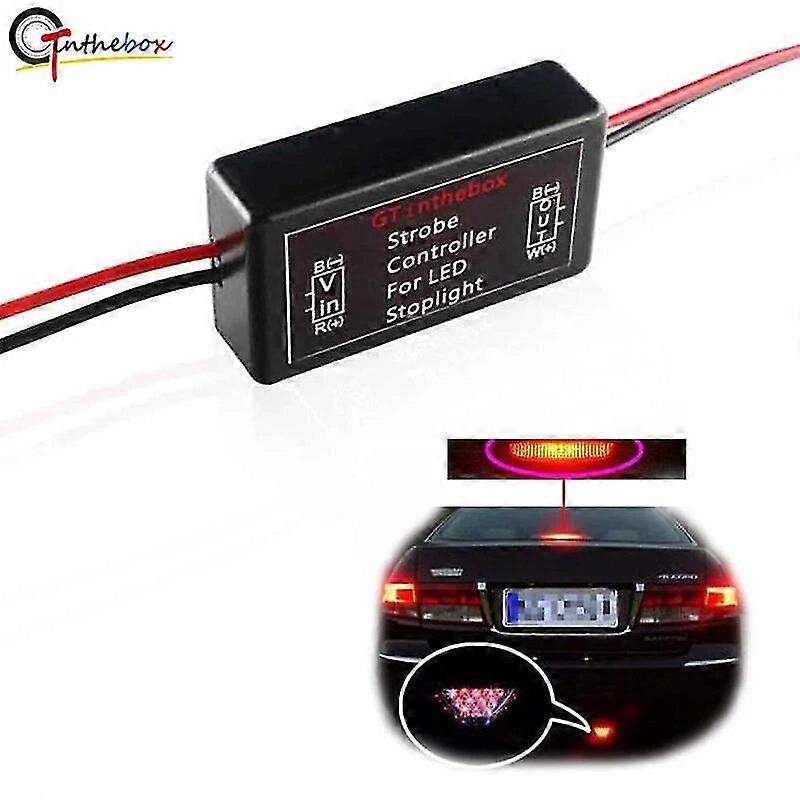 1PCS GS-100A LED Brake Stop Tail Light Strobe Flash Module Controller Box For Car Truck 3rd ...