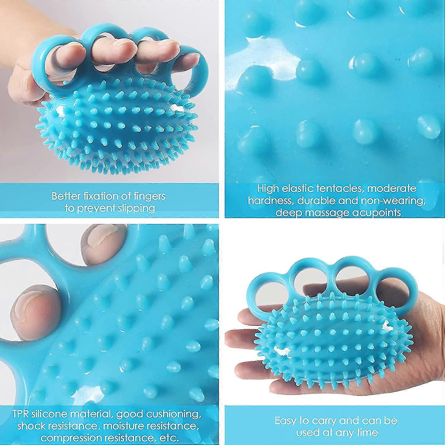 Hand Exercise Ball, Strength Trainer Finger Exerciser Stress Balls For ...