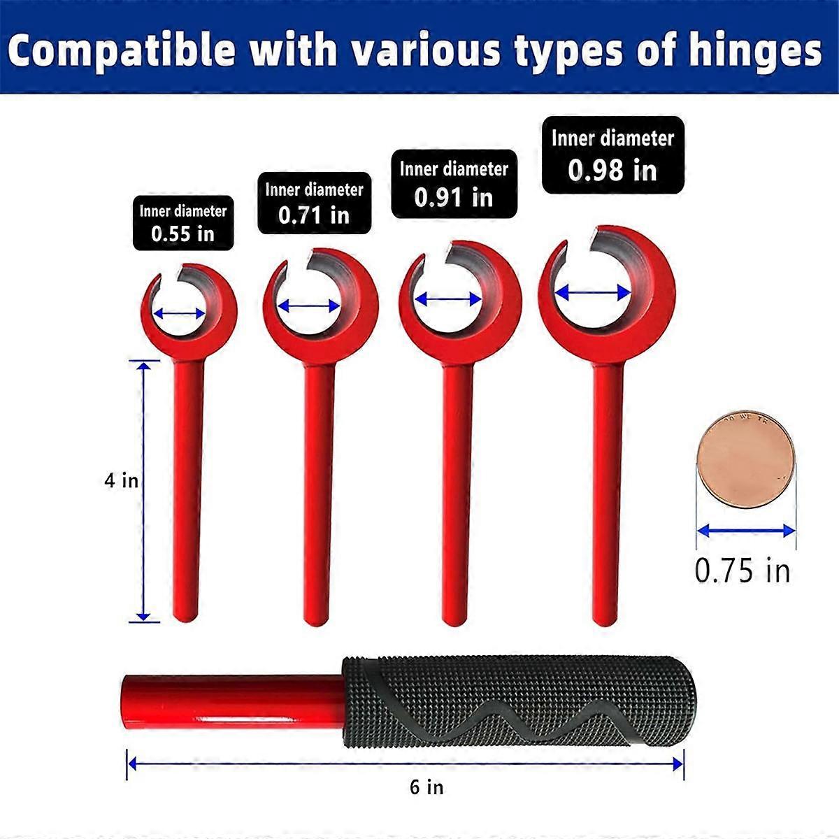 Hinge Adjustment Wrench Set - Multi-Size Precision Tool Kit for Door ...