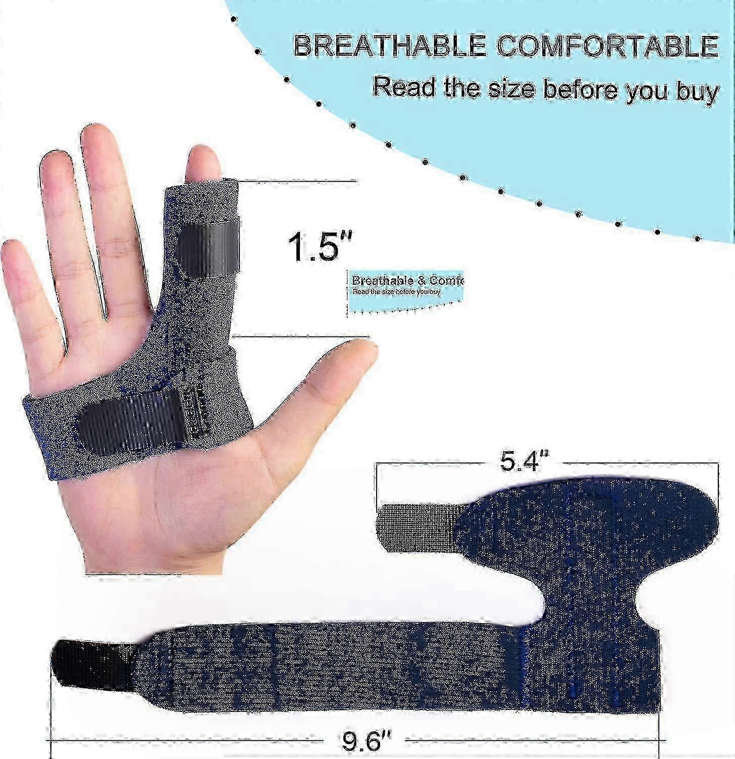 Sumifun Finger Brace, Trigger Finger Splint For Index Middle Ring Pinky ...