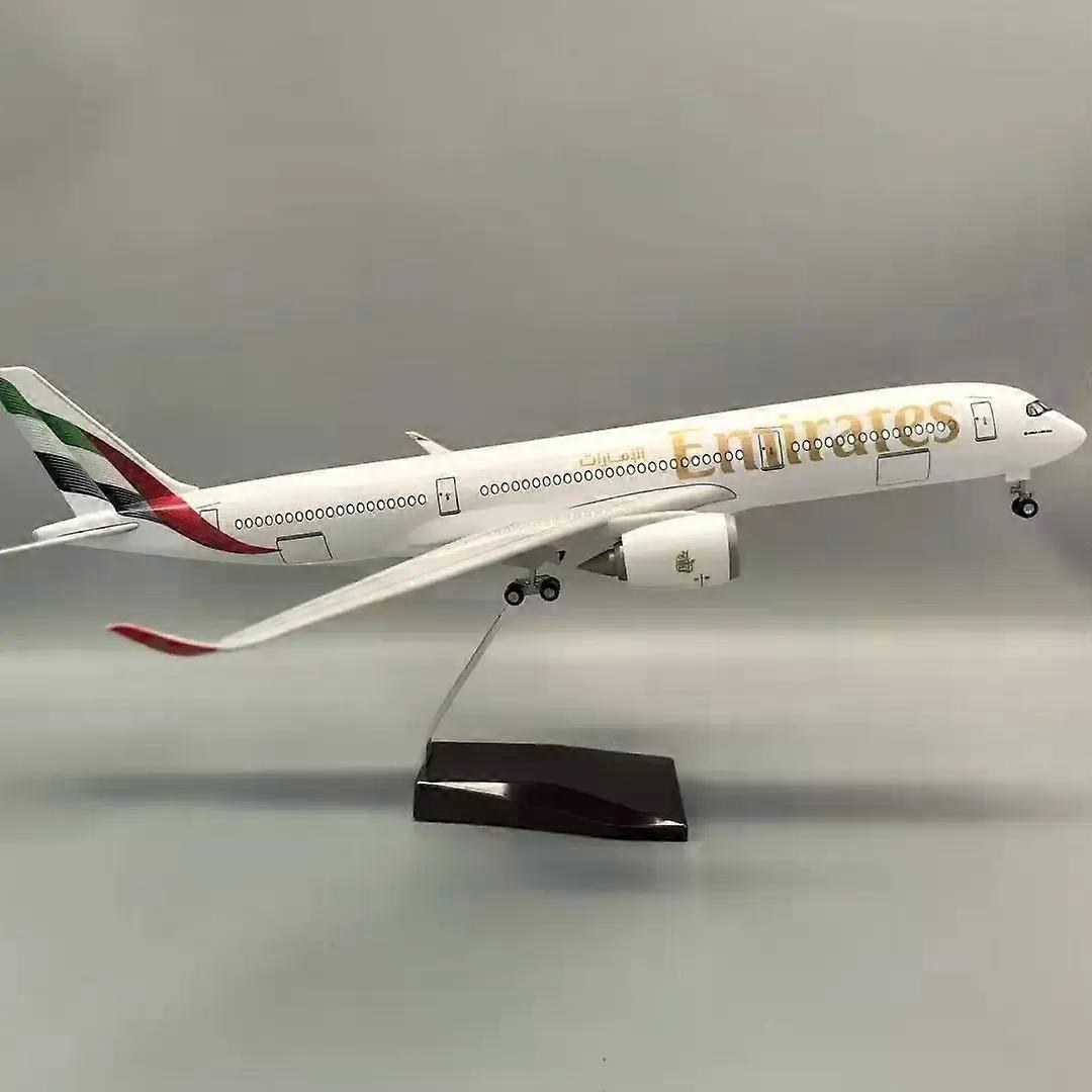 Model Airplane 47CM Scale Airplane Airbus A350 Emirates Airline Plane ...