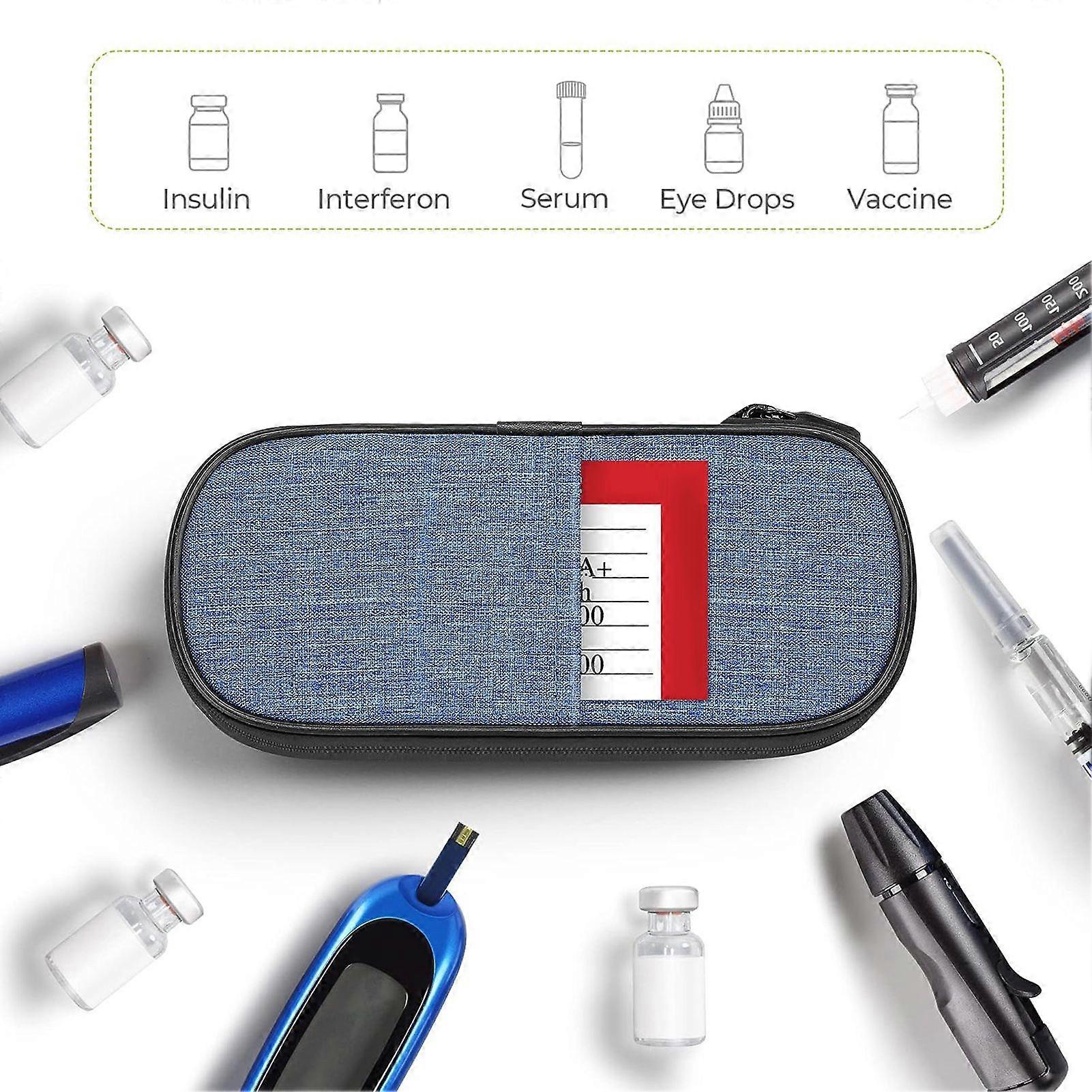 Insulin Pen Cooler Travel Case Large Capacity Insulin Travel Case Heat ...