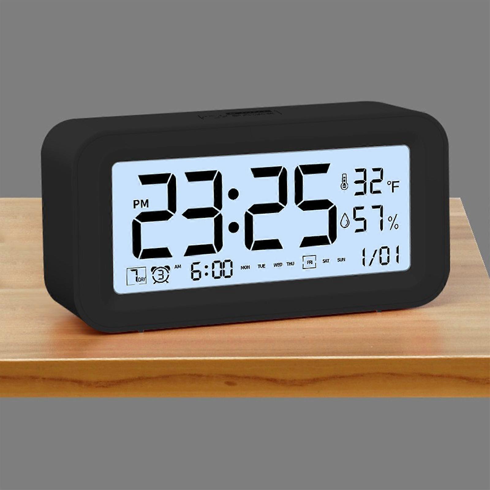 Digital Electronic Clock LED Display Electronic Clock Stereo Digital ...