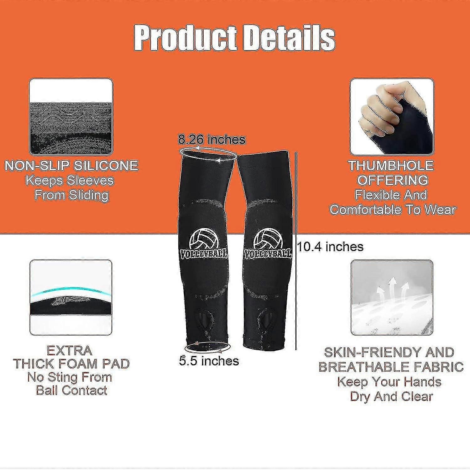 Volleyball Knee Pads And Volleyball Arm Sleeves, Volleyball Accessories ...