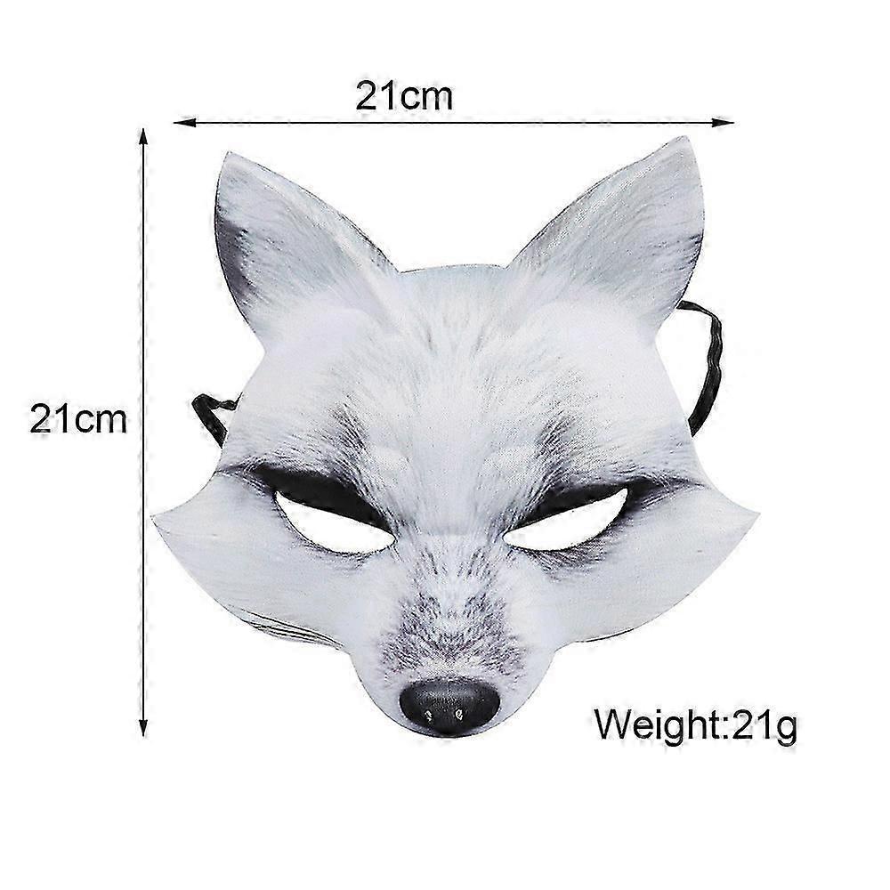 Fox Mask Halloween Costumes Eva Animal Masquerade Ball Masks Halloween ...