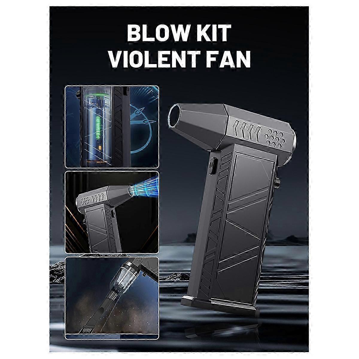 Turbo Jet Blower 300000RPM Powerful Air Brushless Motor Fan 8000mAh ...