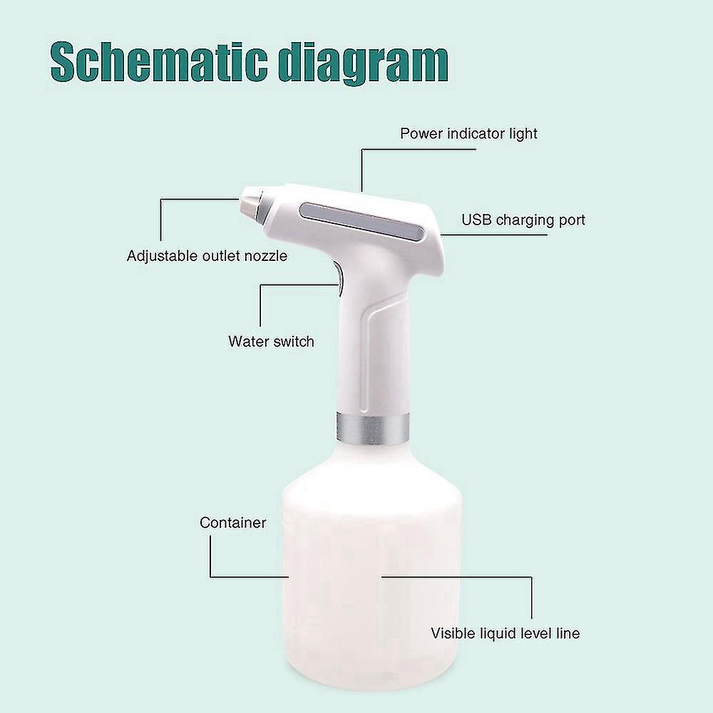 Automatic Electric Garden Pump Sprayer Usb Rechargeable Stream Spray ...