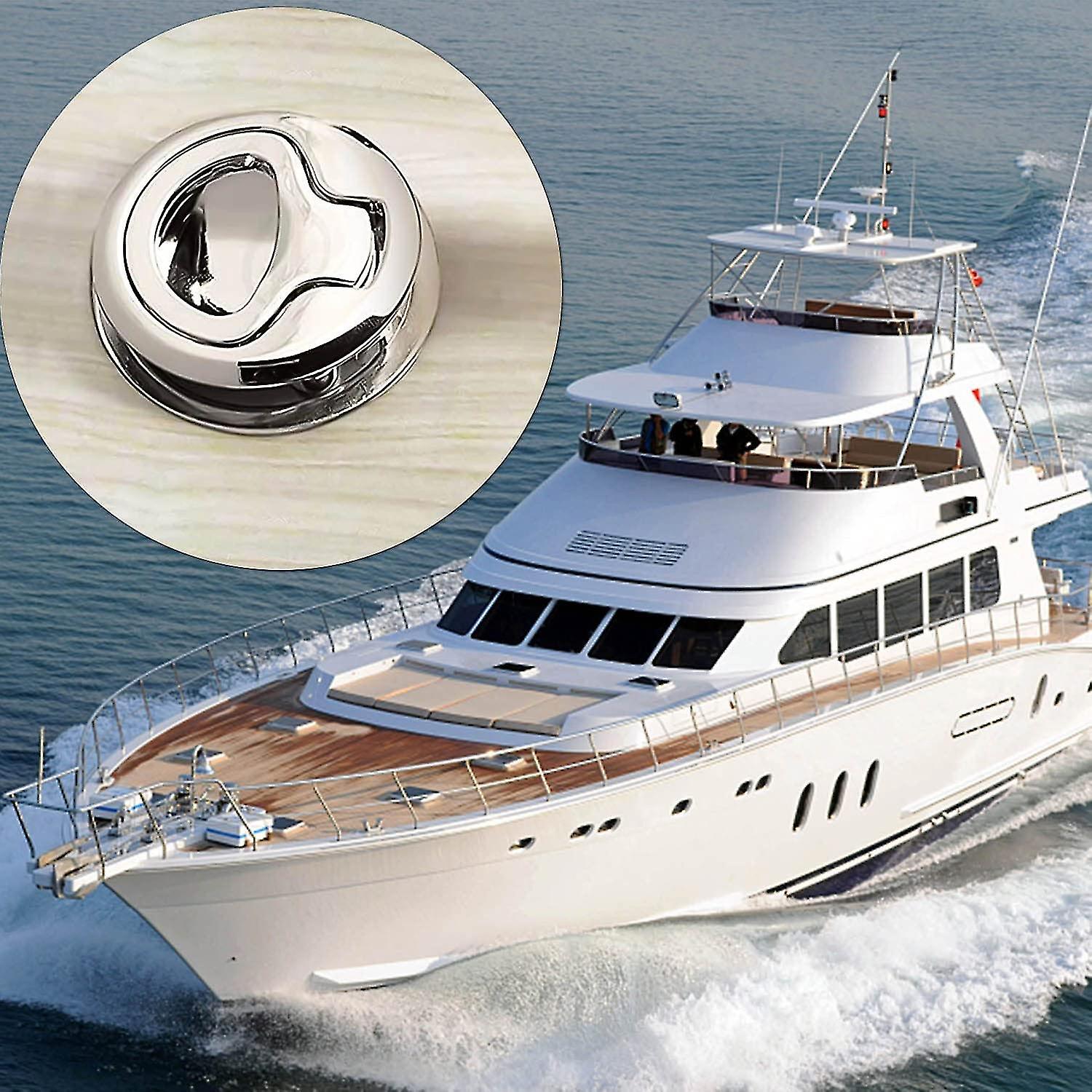 Stainless Steel Flush Pull Hatch Latch Slam Latch, Boat Hatch Lockflush ...