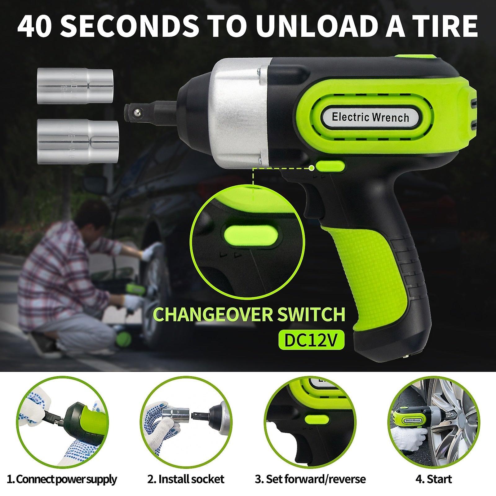 Portable 12v Electric Car Jack Kit 5ton 4 In 1 Electric Hydraulic Jack ...