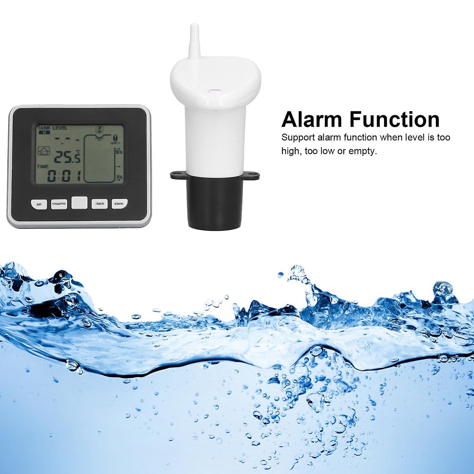 Ultrasonic Water Tank Level Meter with Digital Display and Sensor Gauge ...
