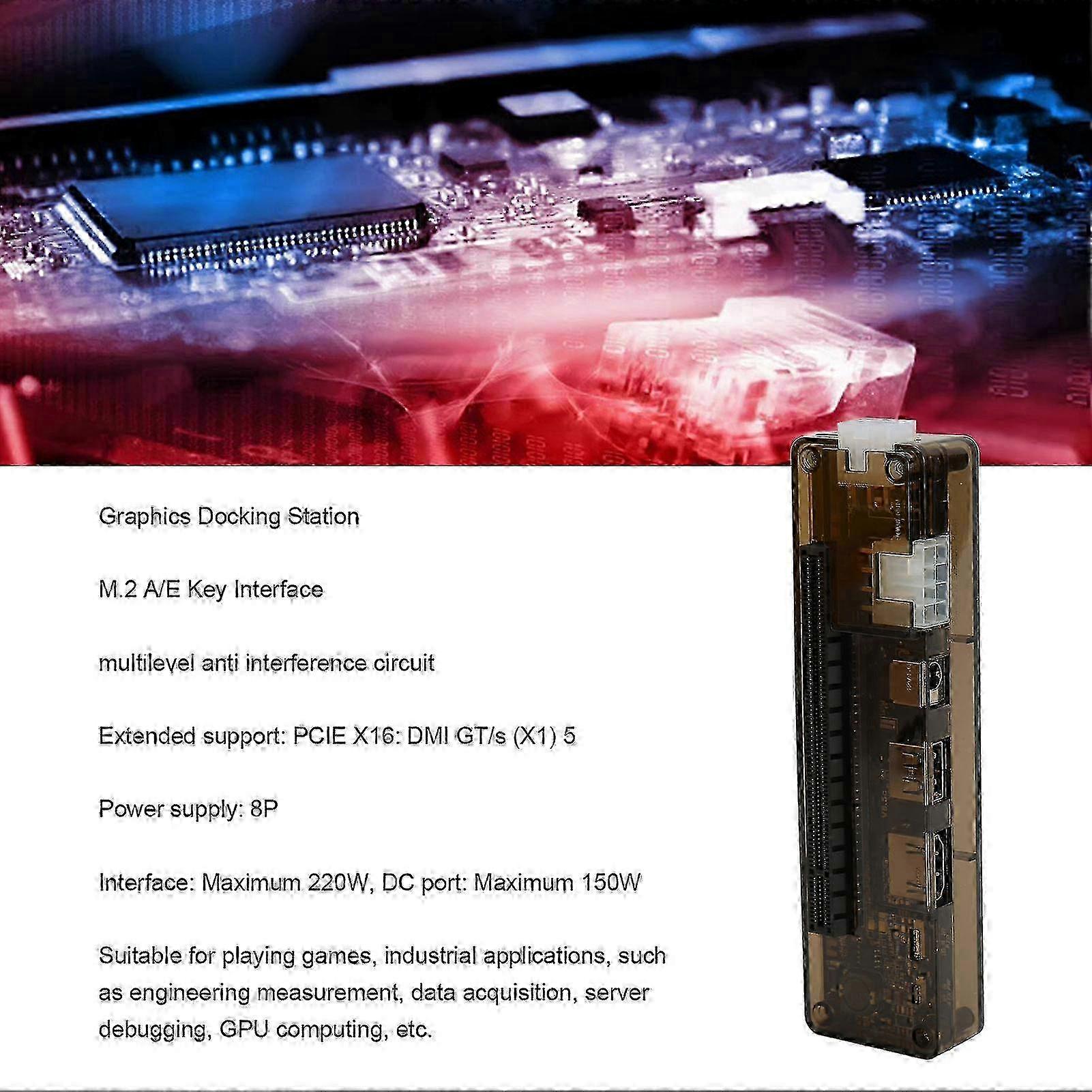 Graphics Docking Station M.2 A/E Key Interface EXP GDC External Laptop ...