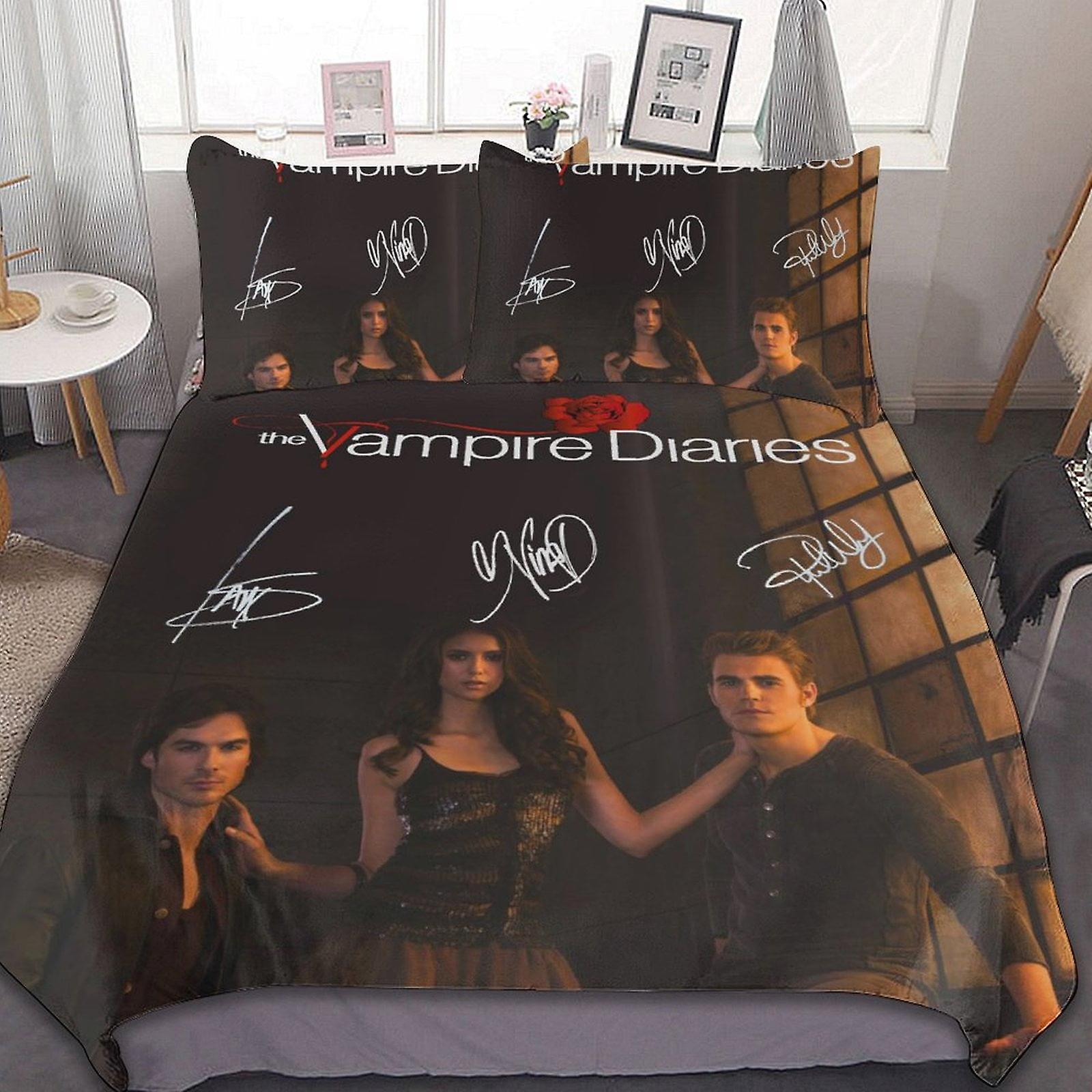The Vampire Diaries Bed Duvet Cover Microfiber Bedding Sets 3D Printed ...