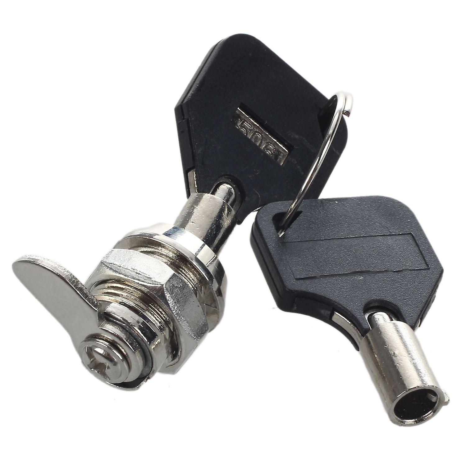 12mm Threaded Keyed Quarter Turn Cam Lock for Drawer Box Locker | Fruugo UK