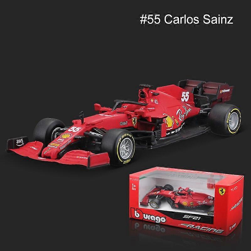 1:43 F1 2021 SF21 Formula Car Static Die Cast Vehicles Collectible ...