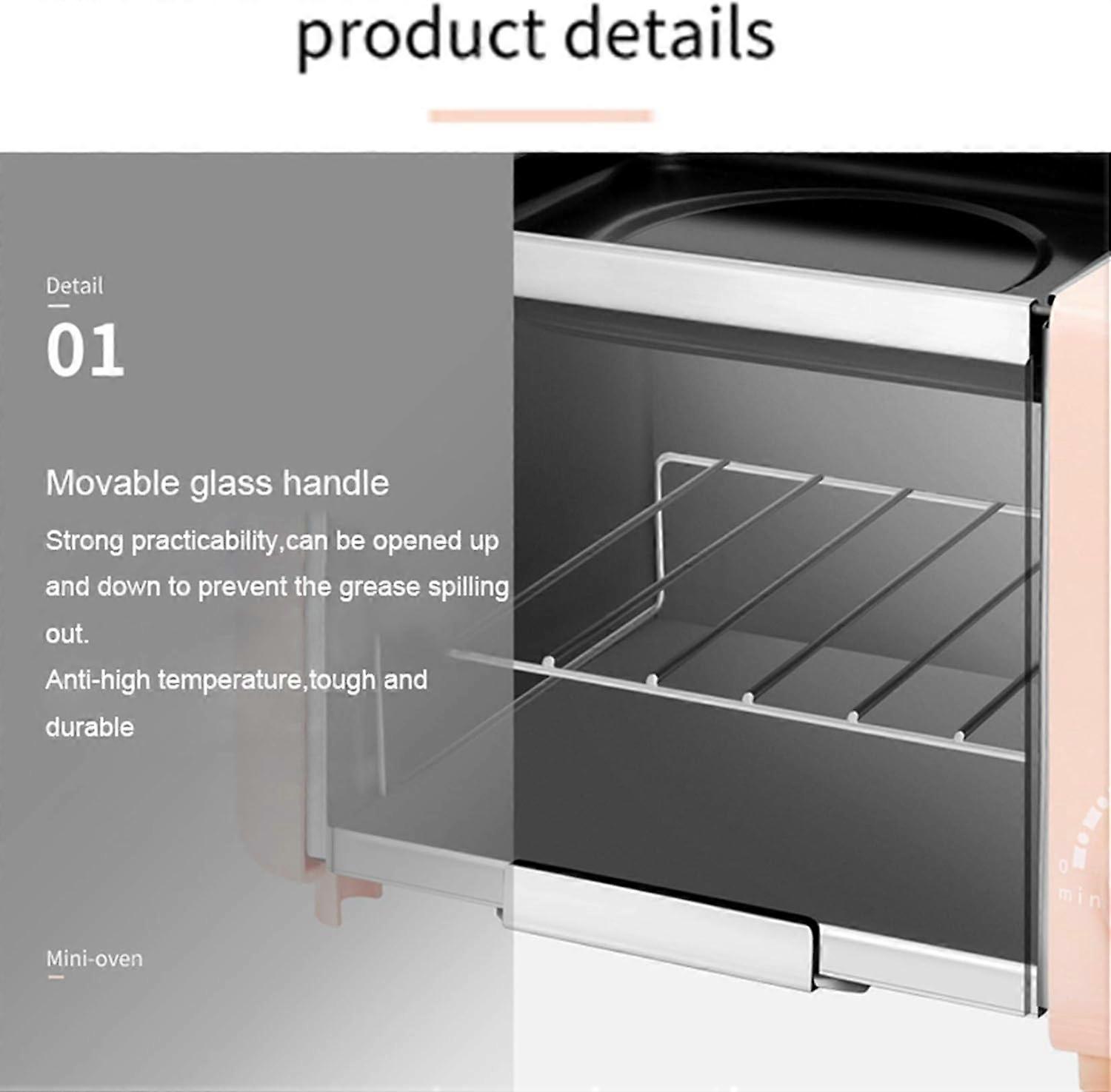 Mini Electric Oven, Grillable Toaster Timer Maker, Multi-function Home ...