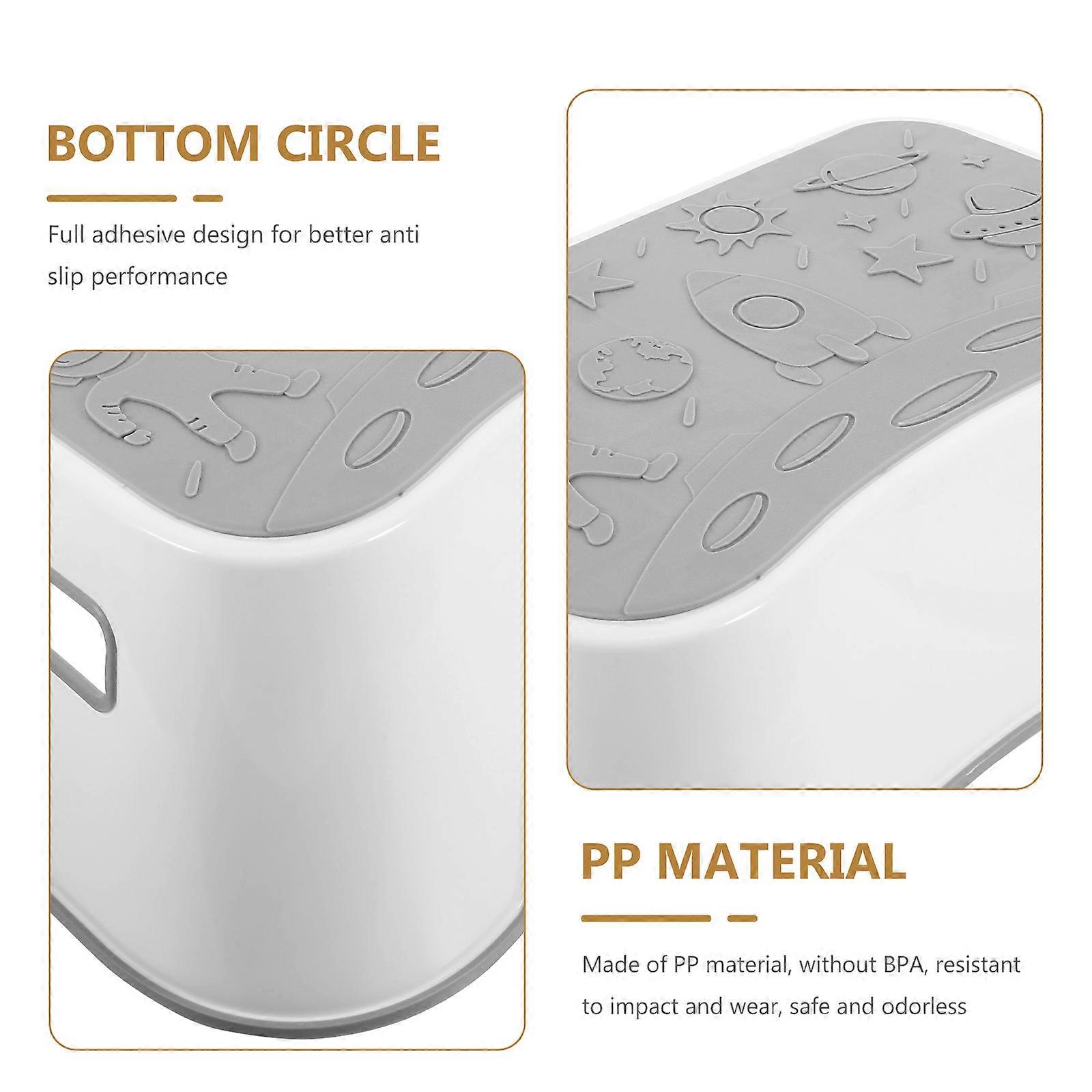 Firm Bathroom Squatting Footstool Plastic Toilet Stepping Stool Stool ...