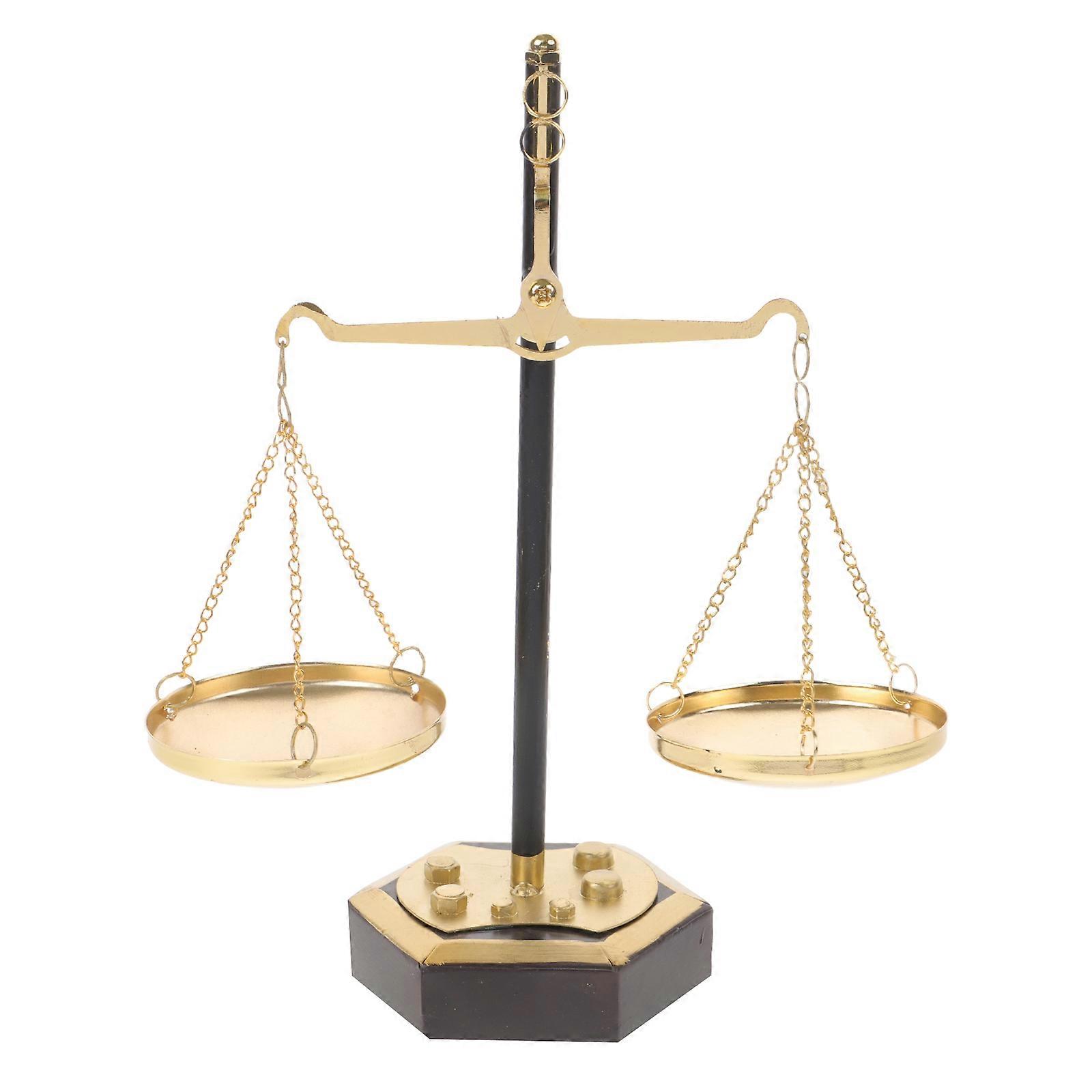 Metal Balance Scale Table Decoration Table Libra Scale Decor Metal ...
