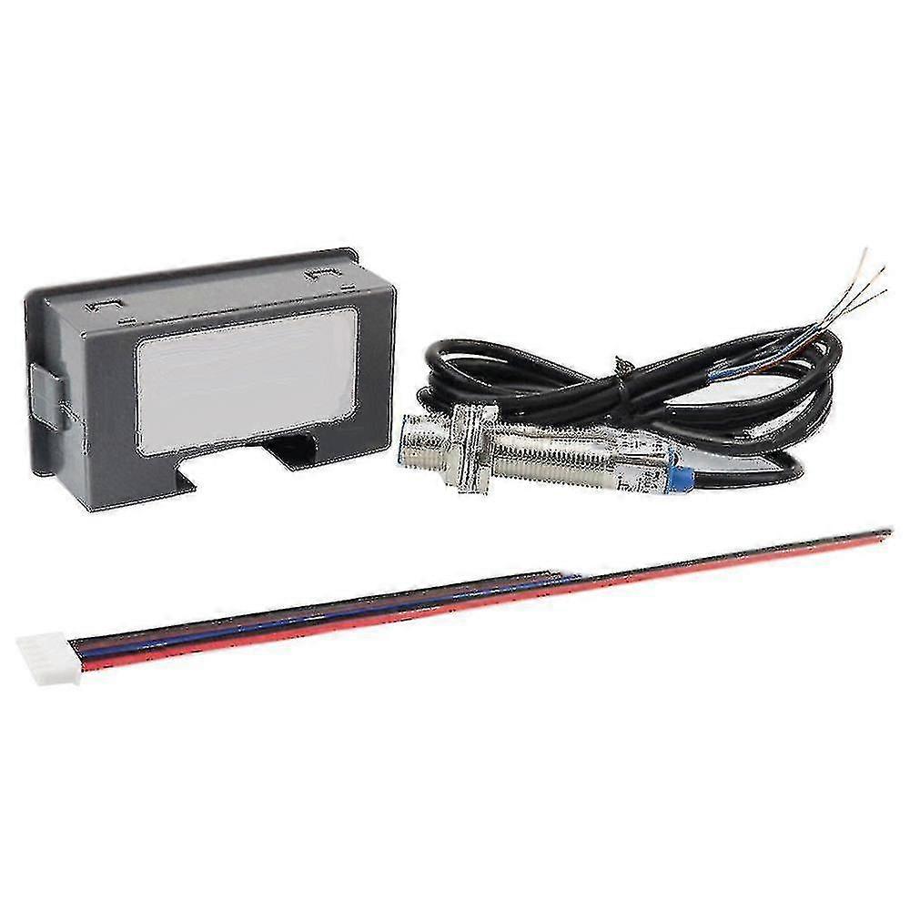 Digital Led Tachometer Rpm Speed Meter+hall Proximity Switch Sensor Npn ...