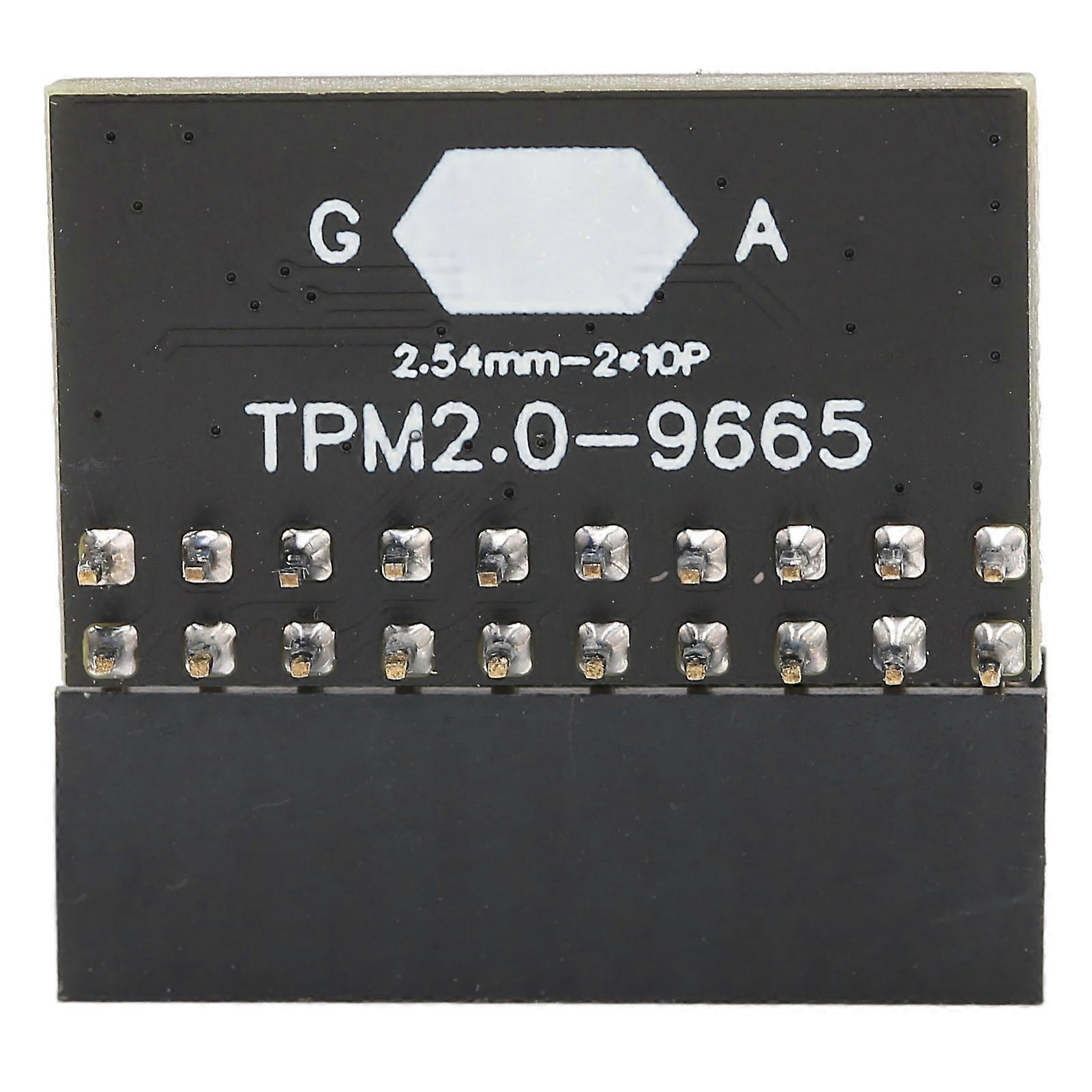 Tpm 2 0 Encryption Security Module 20pin 2 10p Standalone Crypto Processor Tpm 2 0 Module For
