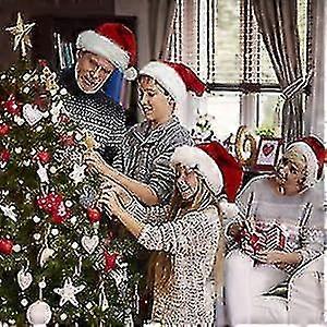 Christmas Hat - Santa Hat For Adults Unisex Velvet Comfort Extra Thicken Fur Xmas Hat | Fruugo UK