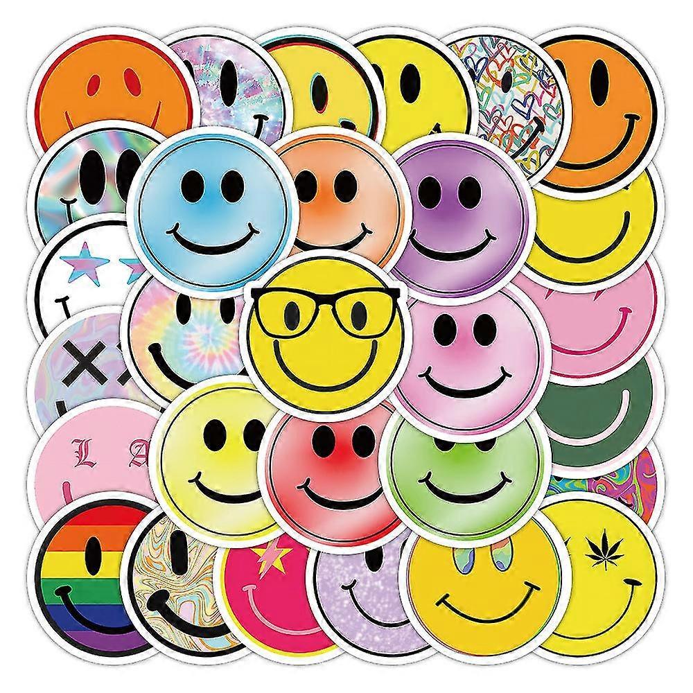 100 Smiley Emoticon Doodle Stickers, Mobile Phone Luggage Helmet Kids ...