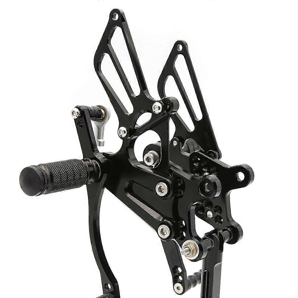 Black Motorcycle Footrest Rearset Rear Foot Peg Rest Set Footpeg For Honda CBR 954 RR CBR 929RR ...